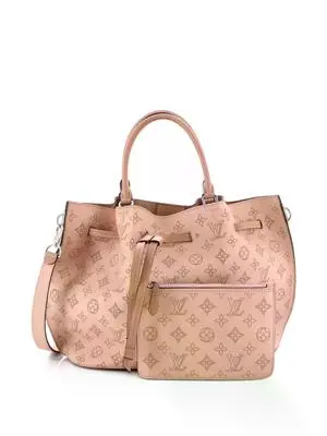LOUIS VUITTON Girolata Handbag Mahina Leather Tote