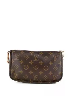 LOUIS VUITTON Pochette Accessoires Nm Monogram Clutch - Brown