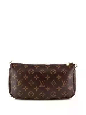 LOUIS VUITTON Multi Pochette Accessoires Monogram Canvas Crossbody Bag - Brown