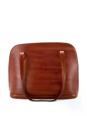 LOUIS VUITTON Lussac Handbag Epi Leather Shoulder Bag - Brown