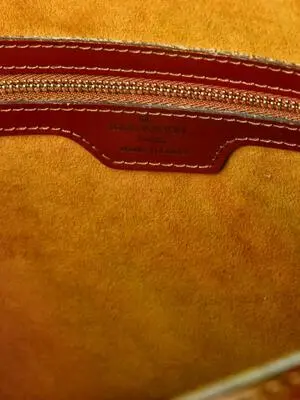 LOUIS VUITTON Lussac Handbag Epi Leather Shoulder Bag - Brown