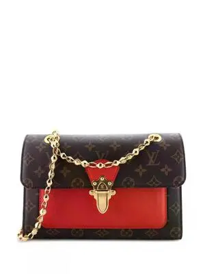 LOUIS VUITTON Victoire Handbag Monogram Canvas And Leather - Brown