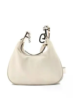 Gucci Attache Leather Shoulder Bag - Neutrals