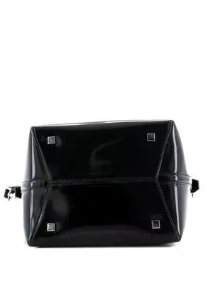 SAINT LAURENT PRE-OWNED Le 37 Patent Bucket Bag - Black