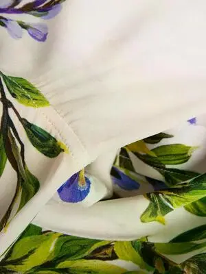 Dolce & Gabbana Floral Print Silk Shirt