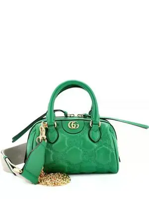 Gucci Ophidia Convertible Boston Top Handle Mini Crossbody Bag - Green