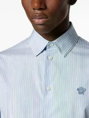 Versace Striped Cotton Shirt