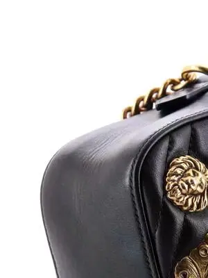 Gucci Gg Marmont Embellished Shoulder Bag - Black