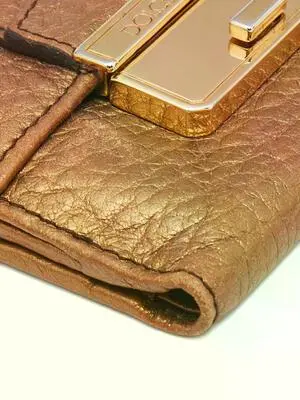 Dolce & Gabbana Metallic-trimmed Flap Wallet