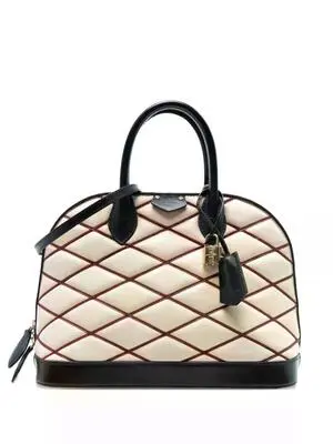 LOUIS VUITTON 2014 Alma Malletage Pm Satchel - Brown