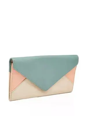 Chloé Colour-block Leather Wallet