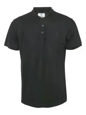 Burberry Logo-embroidered Polo Shirt - Black