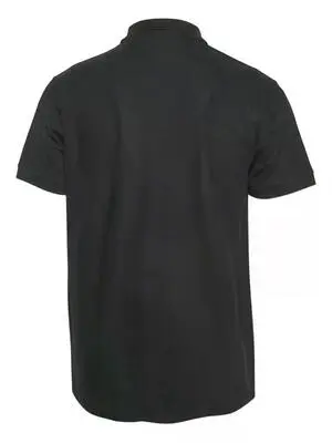 Burberry Logo-embroidered Polo Shirt - Black