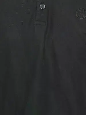 Burberry Logo-embroidered Polo Shirt - Black