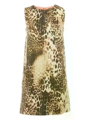 Maje Leopard-print Mini Dress