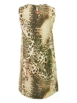 Maje Leopard-print Mini Dress