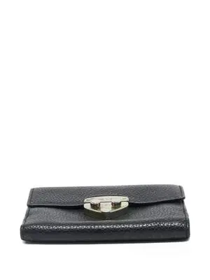 Prada Logo-engraved Leather Wallet - Black