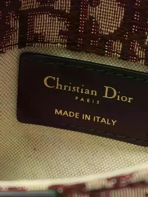 Dior Oblique Saddle Belt Bag - Red