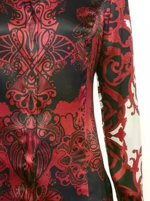Versace Paisley-print Satin Shirt