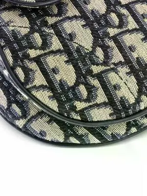 Dior Saddle Handbag Oblique Canvas Mini Shoulder Bag - Blue