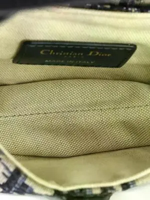 Dior Saddle Handbag Oblique Canvas Mini Shoulder Bag - Blue
