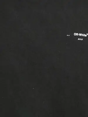 Off-White Logo-detail Cotton T-shirt - Black