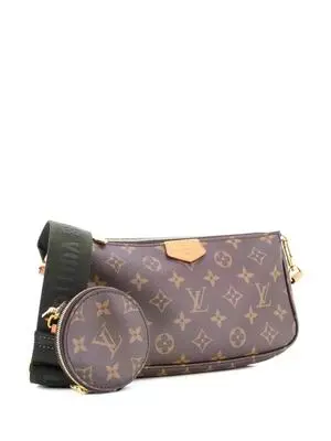 LOUIS VUITTON Multi Pochette Accessoires Monogram Canvas Crossbody Bag - Brown