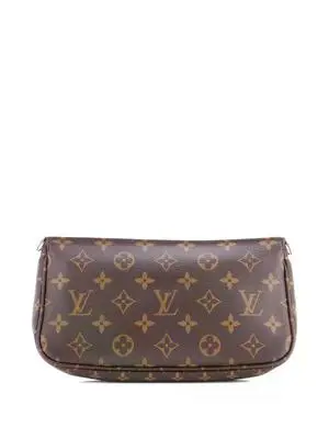 LOUIS VUITTON Multi Pochette Accessoires Monogram Canvas Crossbody Bag - Brown