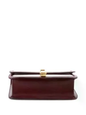 Saint Laurent Carre Satchel Canvas With Leather Medium Shoulder Bag