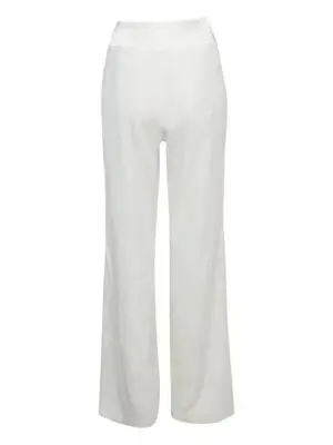 Simkhai Satin-trim Crepe Trousers