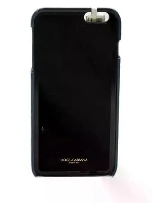 Dolce & Gabbana Embellished Leather Iphone 6 Plus Case