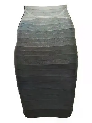 Herve Leger Knit Pencil Skirt
