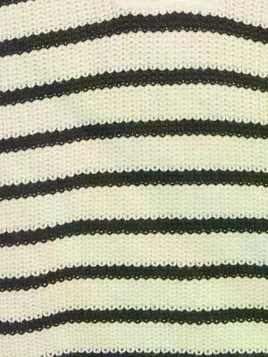 SELF-PORTRAIT Stripe-patterned Knit Top
