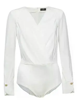 Elisabetta Franchi Plunge Tops