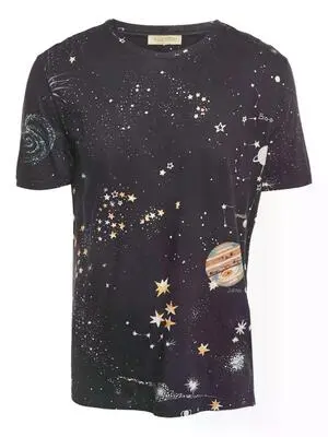 Valentino Garavani Celestial-print Crew-neck T-shirt