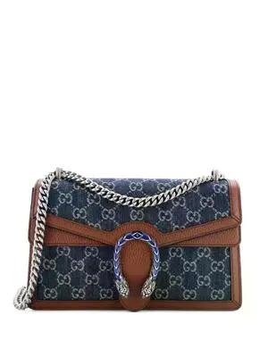 Gucci Dionysus Gg Denim Small Shoulder Bag - Blue