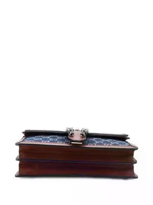 Gucci Dionysus Gg Denim Small Shoulder Bag - Blue