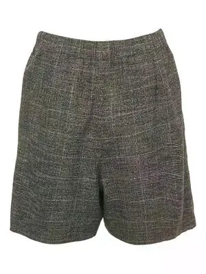 Maje Houndstooth Tailored Shorts