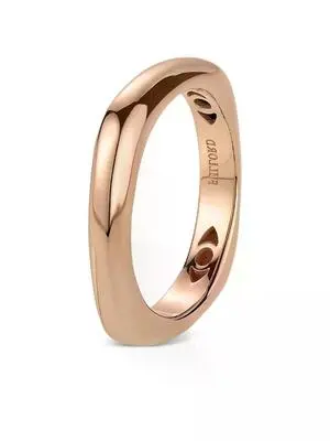 FULLORD 18k Rose Gold Eternity Ring - Pink