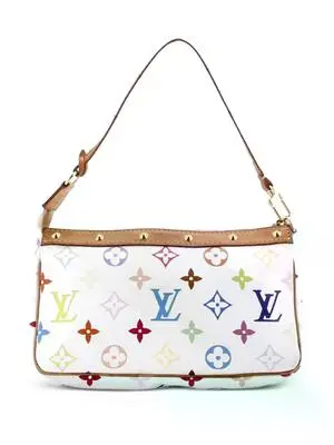 LOUIS VUITTON Pochette Accessoires Monogram Multicolor Clutch Bag - Multicolour