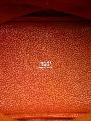 Hermès 2012 Clemence Picotin Lock 18 Handbag - Orange