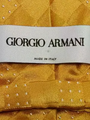 Giorgio Armani Check-pattern Silk Neck Tie