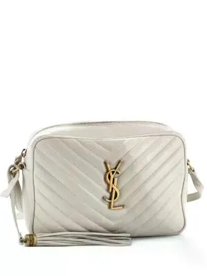 Saint Laurent Silver Tone Cross Body Bags