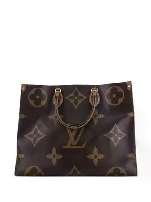 LOUIS VUITTON Onthego Reverse Monogram Giant Gm Tote Bag - Brown