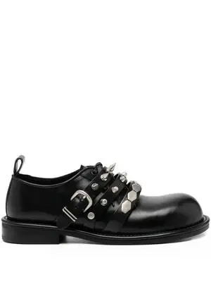 Undercover X Love Gaite Studded Derby Shoes - Black