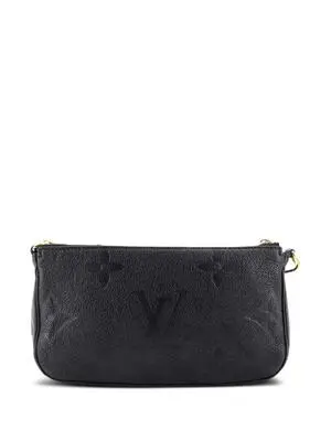 LOUIS VUITTON Multi Pochette Accessoires Monogram Empreinte Giant Crossbody Bag - Black