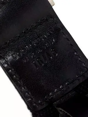 Dolce & Gabbana Eyelet-detail Canvas Belt - Black
