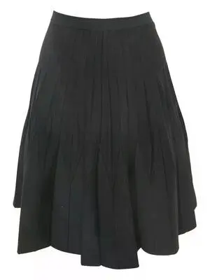 Sandro Pleated Knit Skirt