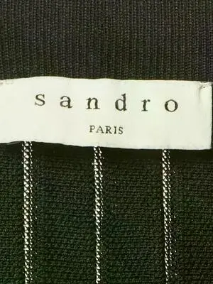 Sandro Pleated Knit Skirt