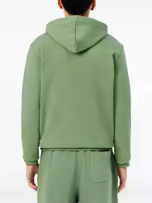 Lacoste Logo-appliqué Hoodie - Green